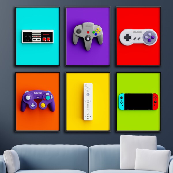 Nintendo Room Decor - Etsy