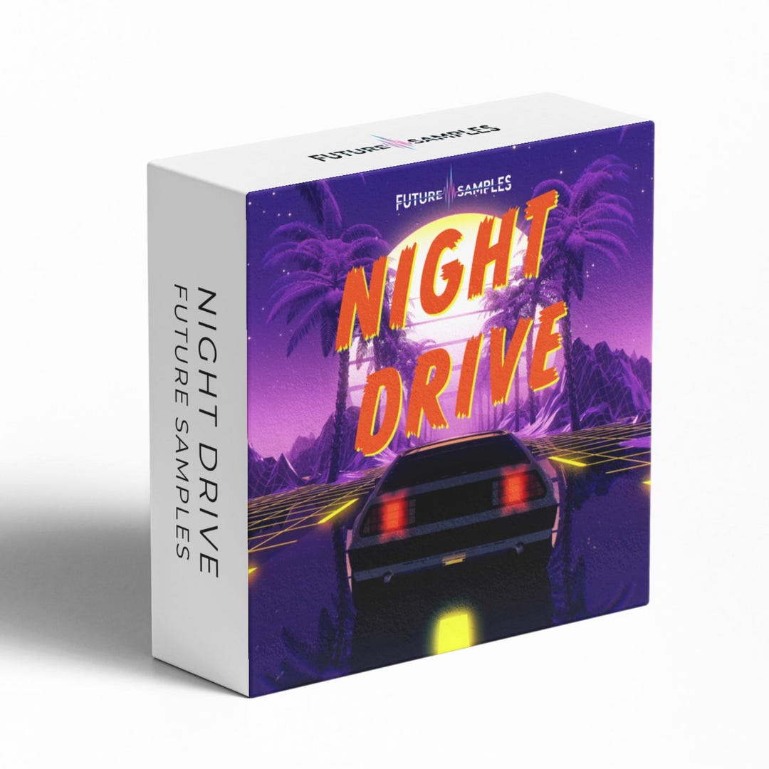 Synthwave Sample Pack: NIGHT DRIVE - 40 Melody Loops (WAV) - Etsy Australia