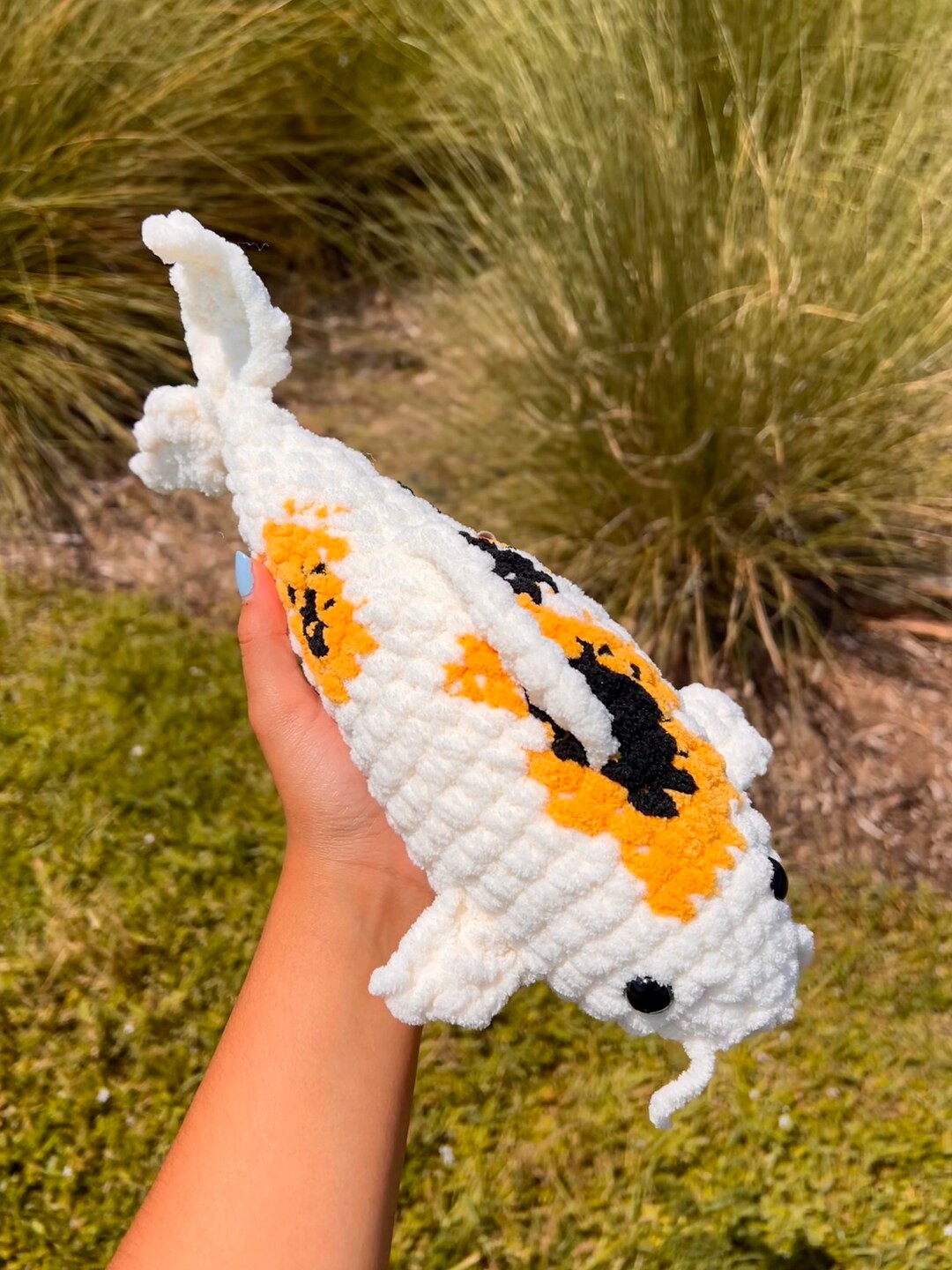 Crochet Koi Fish Plushie Amigurumi - Etsy