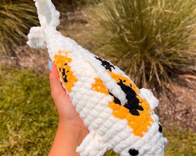 Crochet Koi Fish Plushie Amigurumi - Etsy