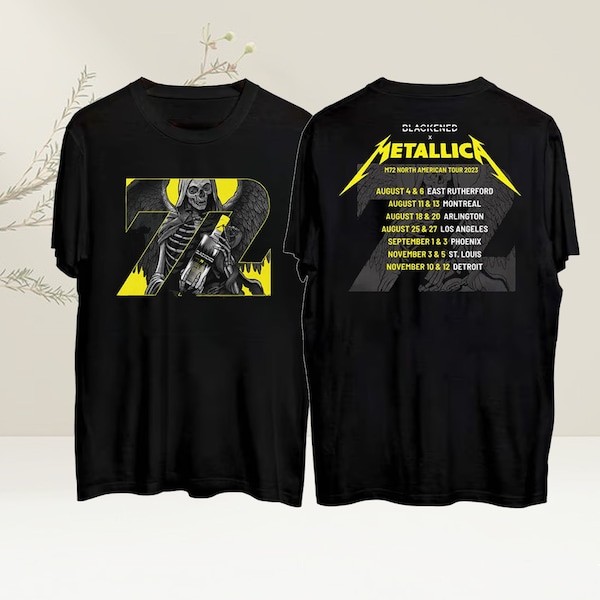 Metallica M72 Shirt - Etsy