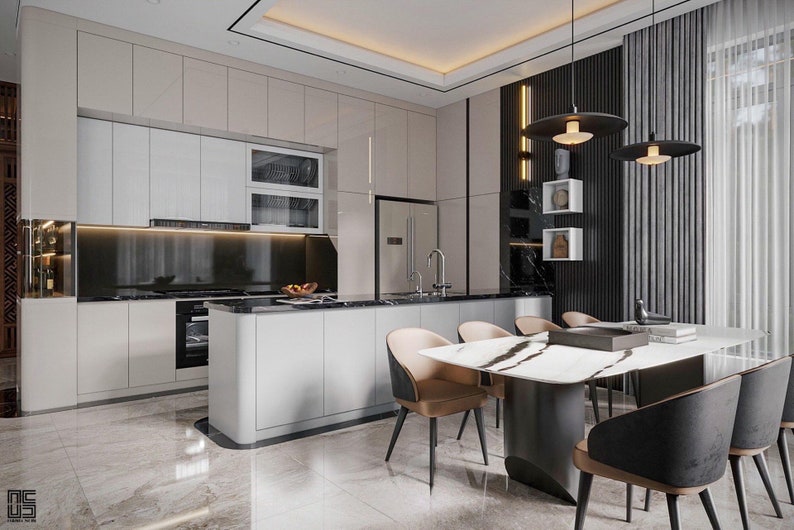 Personalized Kitchen Interior Design, 3D Kitchen Design, Kitchen Modern ...