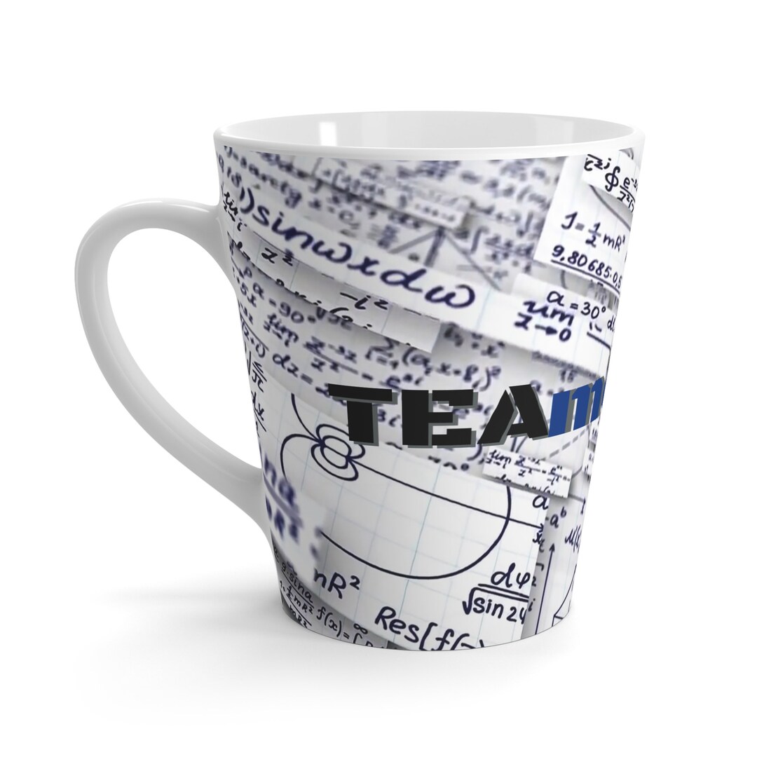 MATH EQUATION Latte Mug Mug Tea Gift Teamendous Unique Ceramic - Etsy
