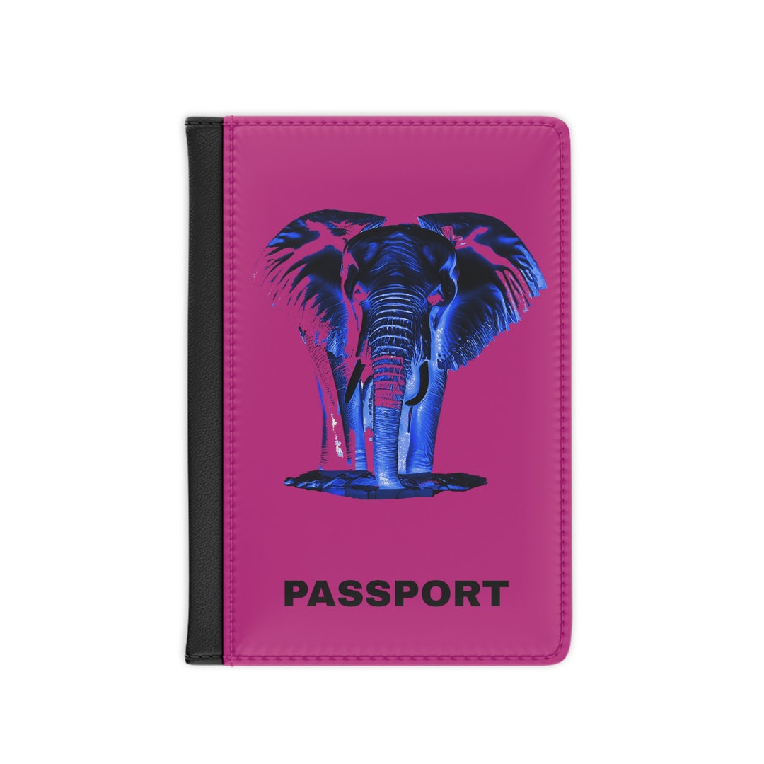 JUNGLE ELEPHANT GIANT Passport Cover - Etsy