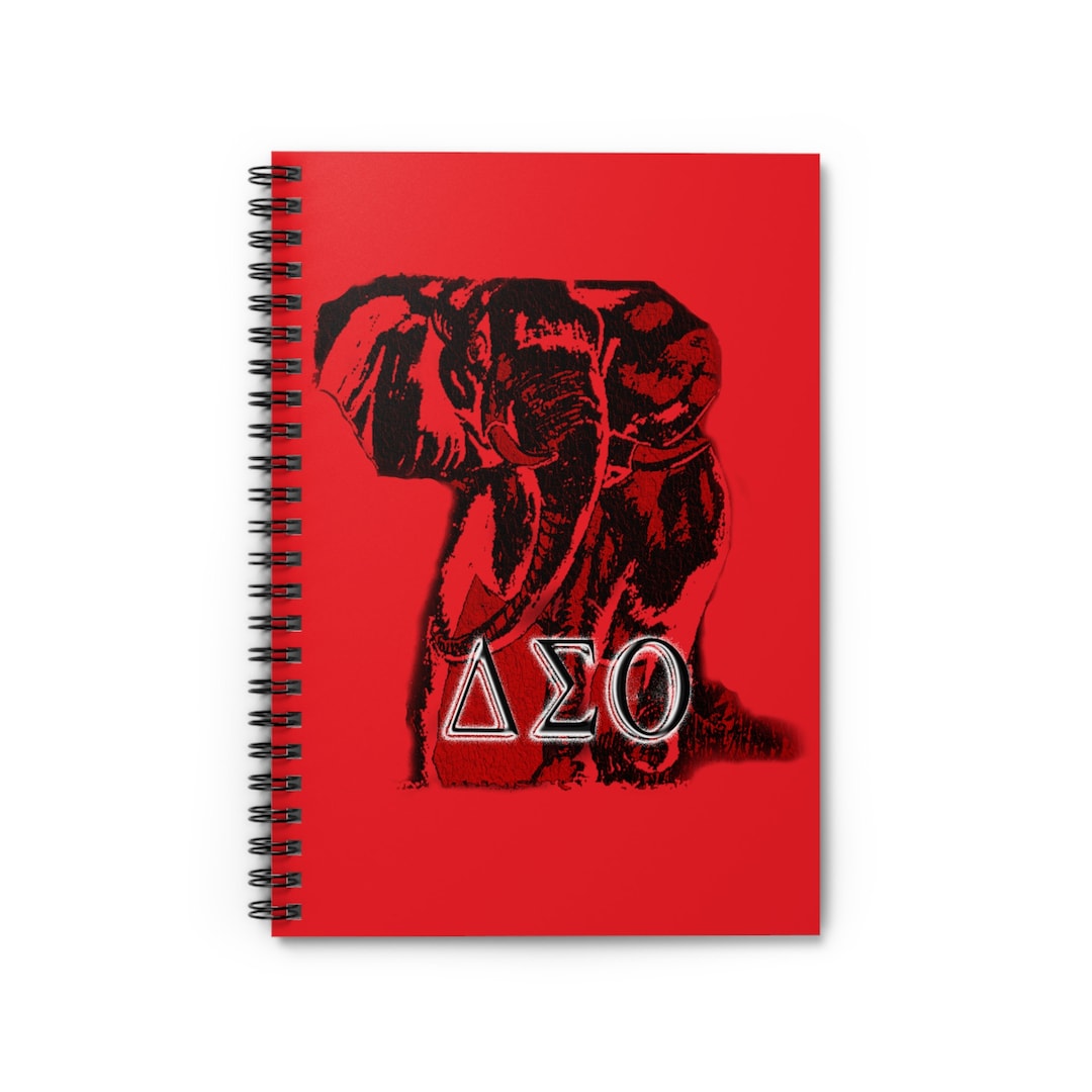 DELTA SIGMA THETA Sorority Spiral Notebook Ruled Line - Etsy