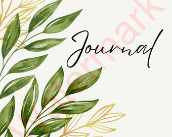 Printable Eucalyptus Style Journal - Etsy