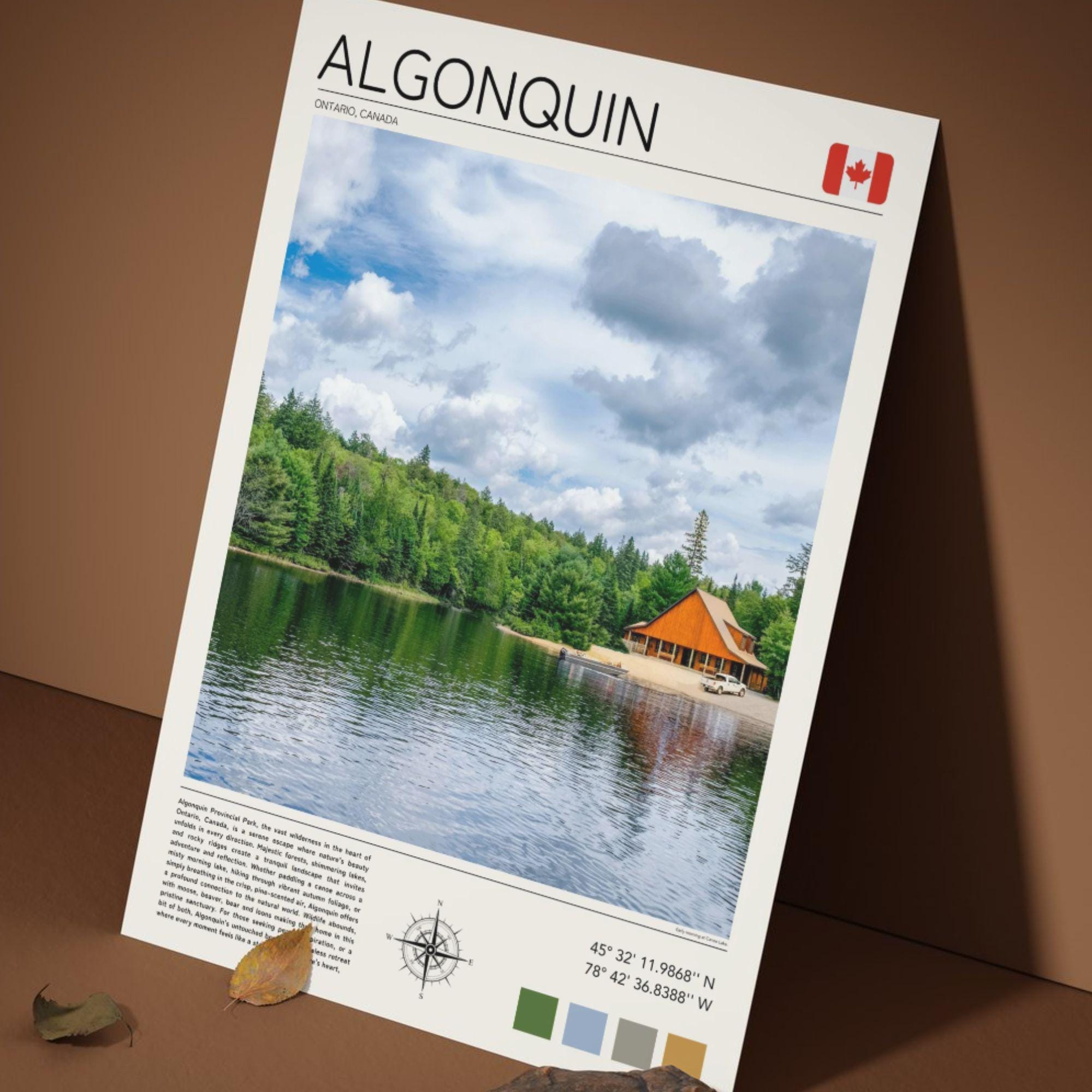 Algonquin Print, Algonquin Wall Art, Algonquin Park Poster, Algonquin ...