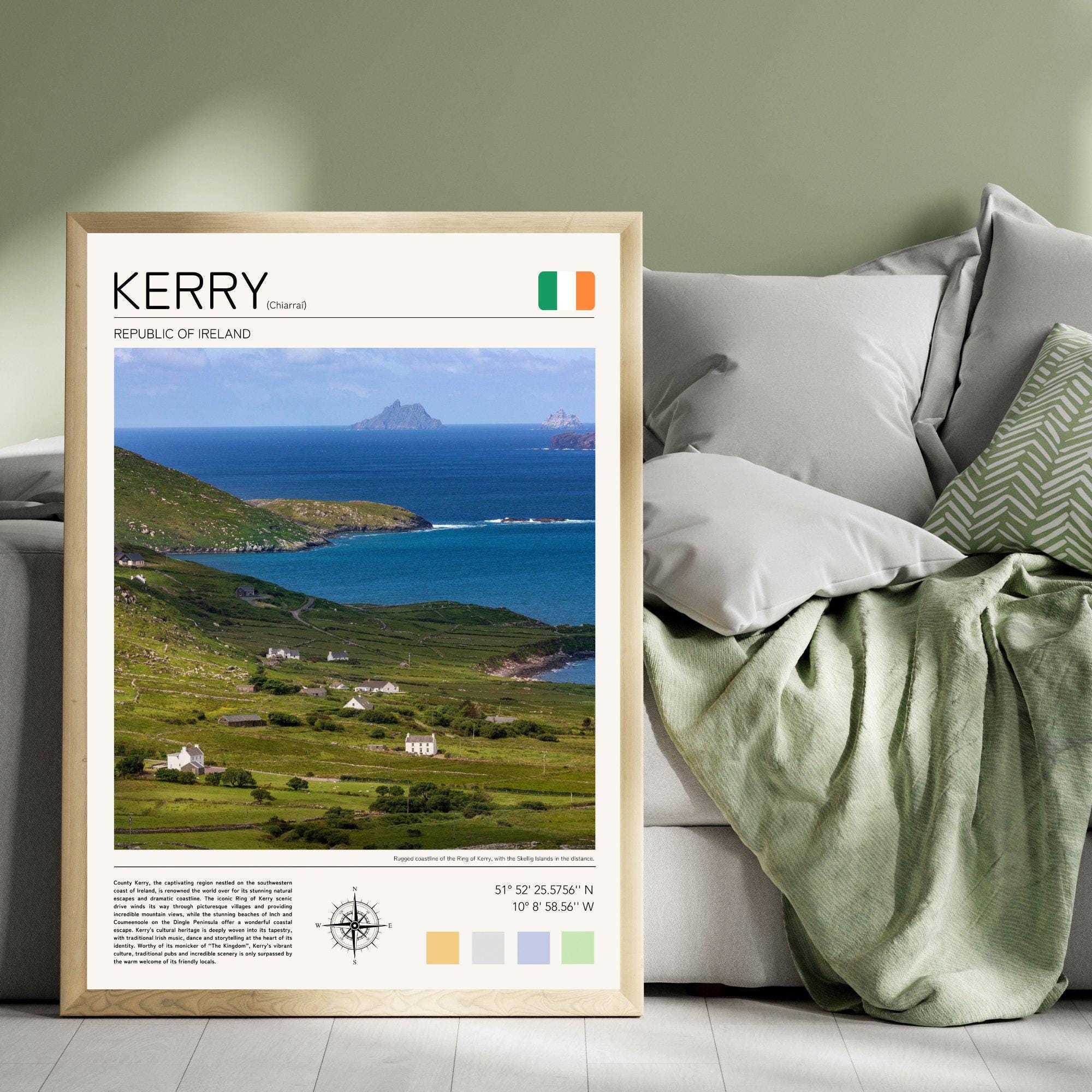 Kerry Ireland Print, Ireland Dingle Art, Kerry ROI Print, Ireland ...