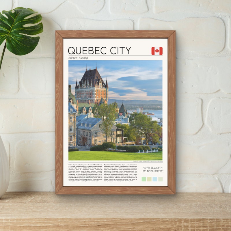 Quebec City Wall Art - Etsy