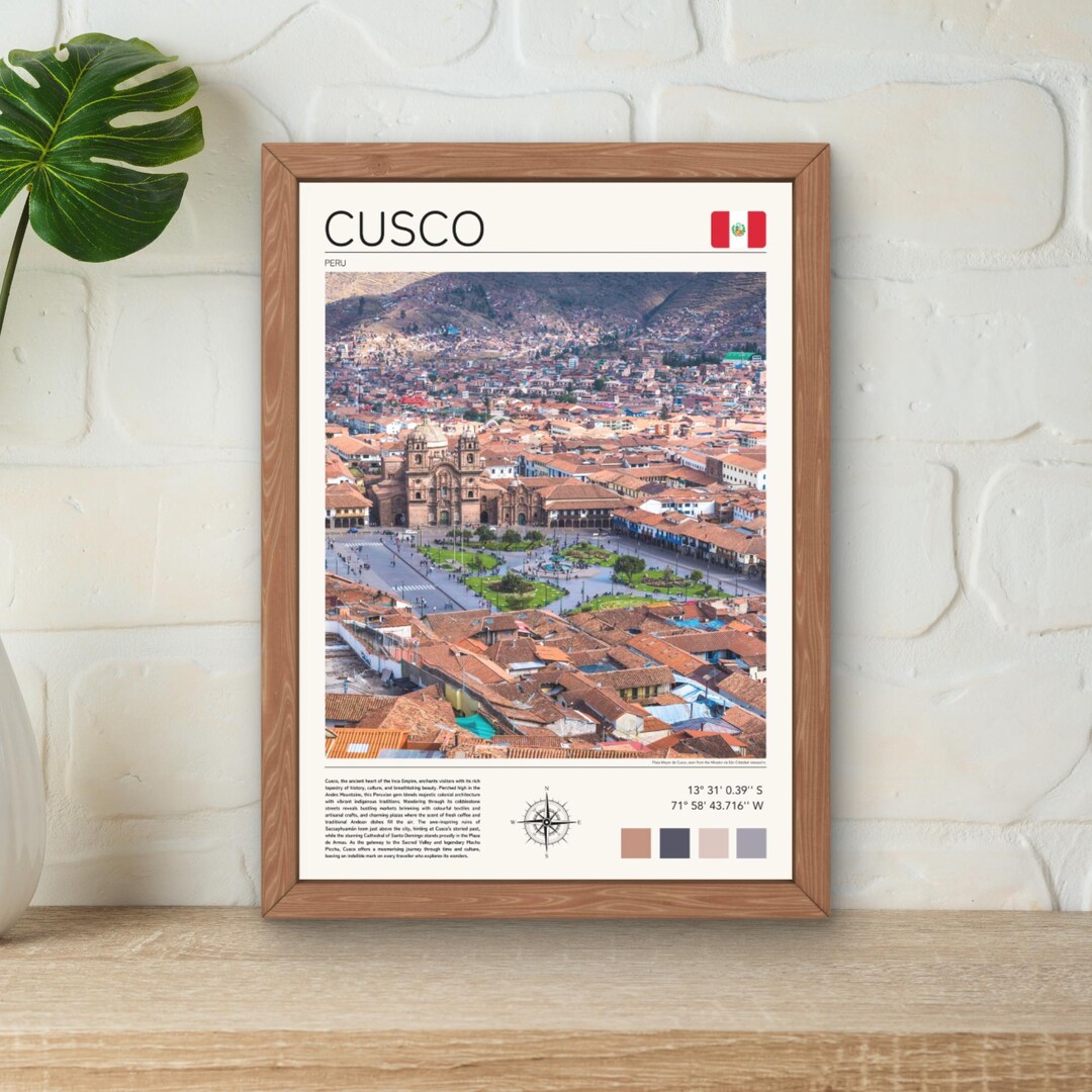 Cusco Print | Cusco Peru Wall Art | Cusco Digital Poster | Cusco ...