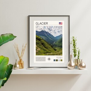 Glacier National Park Print, Glacier National Park Wall Art, Glacier ...