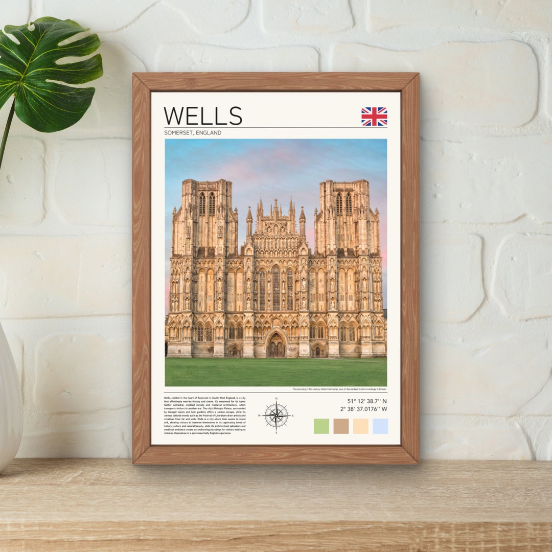Wells Print | Wells Wall Art | Digital Download | Wells Cathedral ...