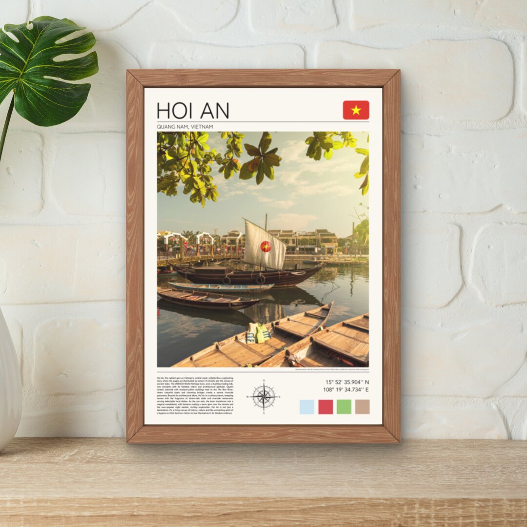Hoi an Print | Hoi an Wall Art | Vietnam Poster | Hoi an Digital Art ...