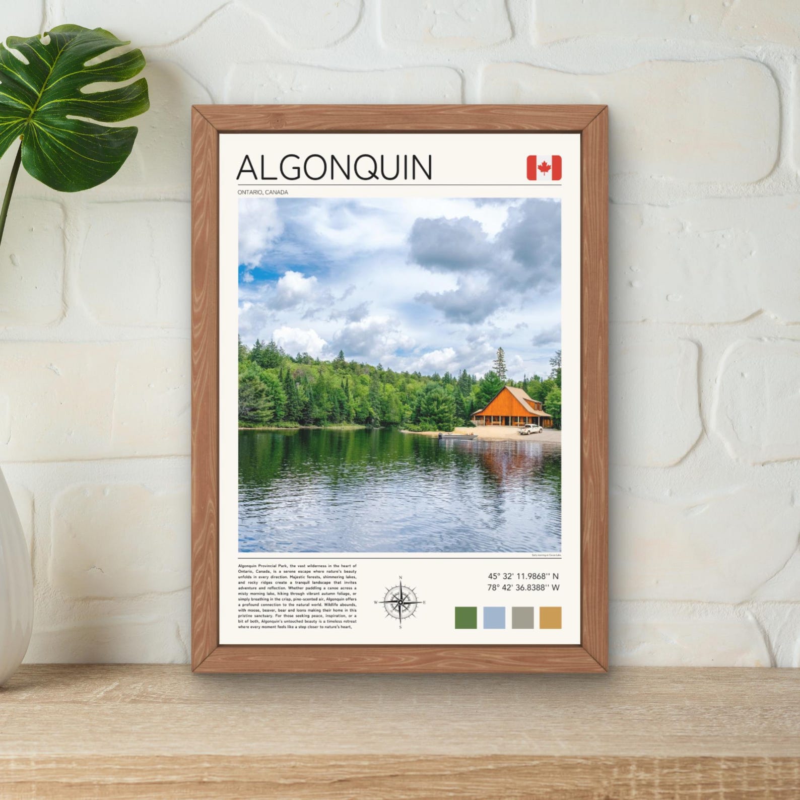 Algonquin Print, Algonquin Wall Art, Algonquin Park Poster, Algonquin ...