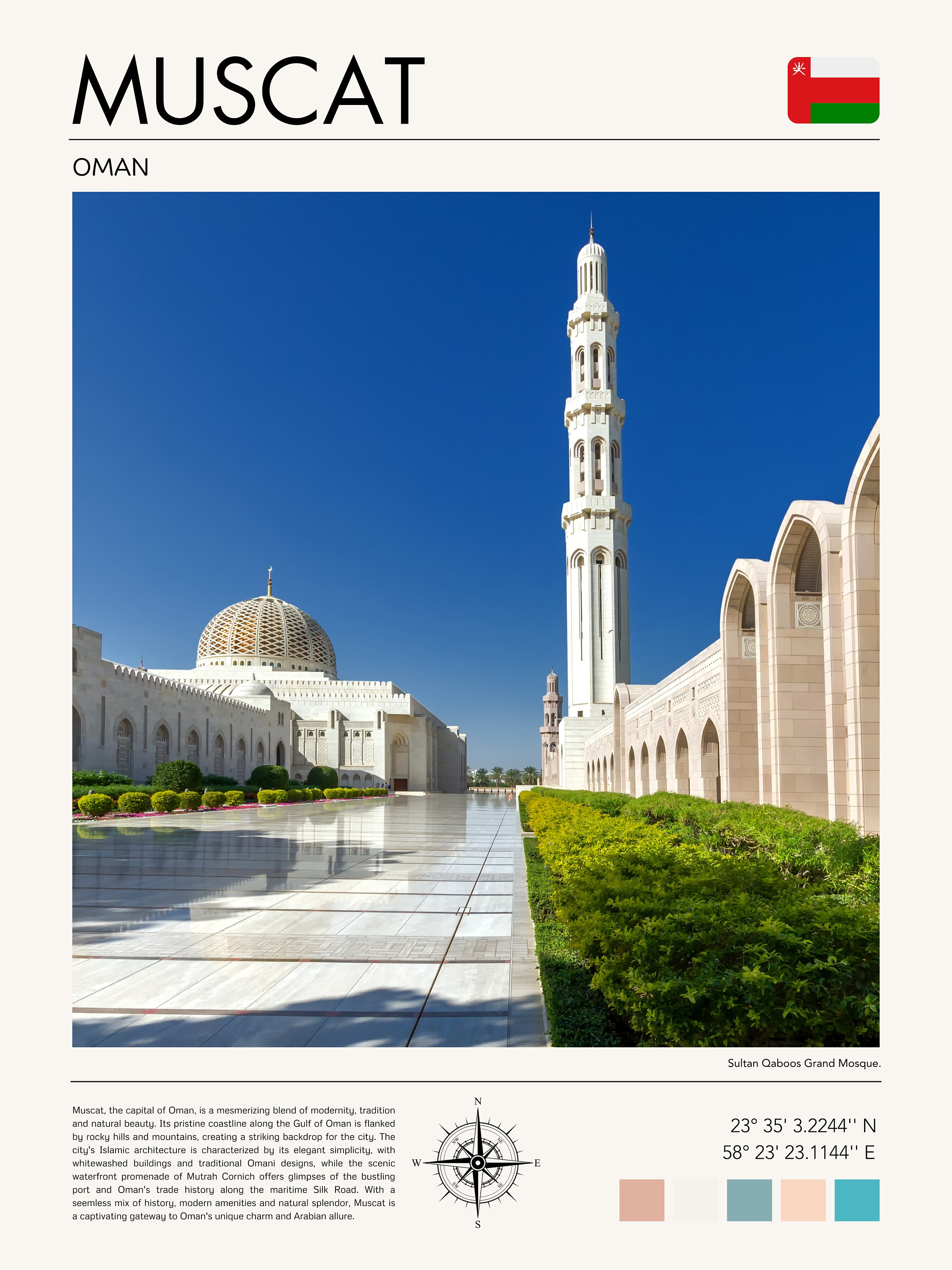 Muscat Poster Muscat Print Muscat Oman Muscat Travel - Etsy