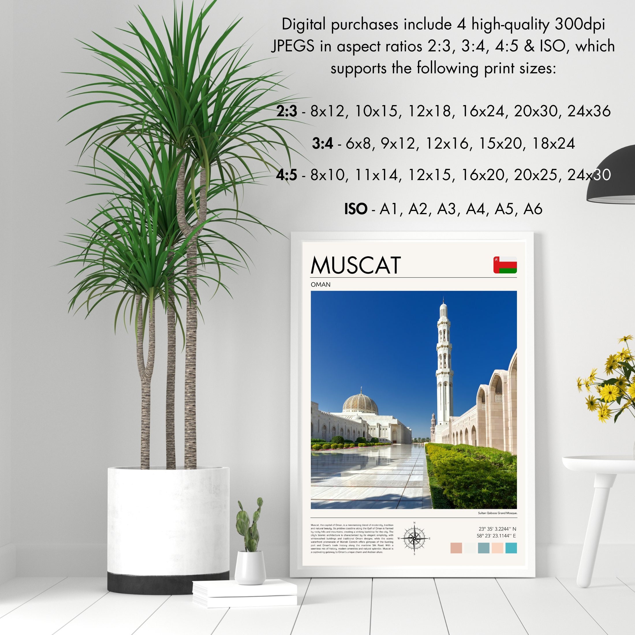 Muscat Poster Muscat Print Muscat Oman Muscat Travel - Etsy