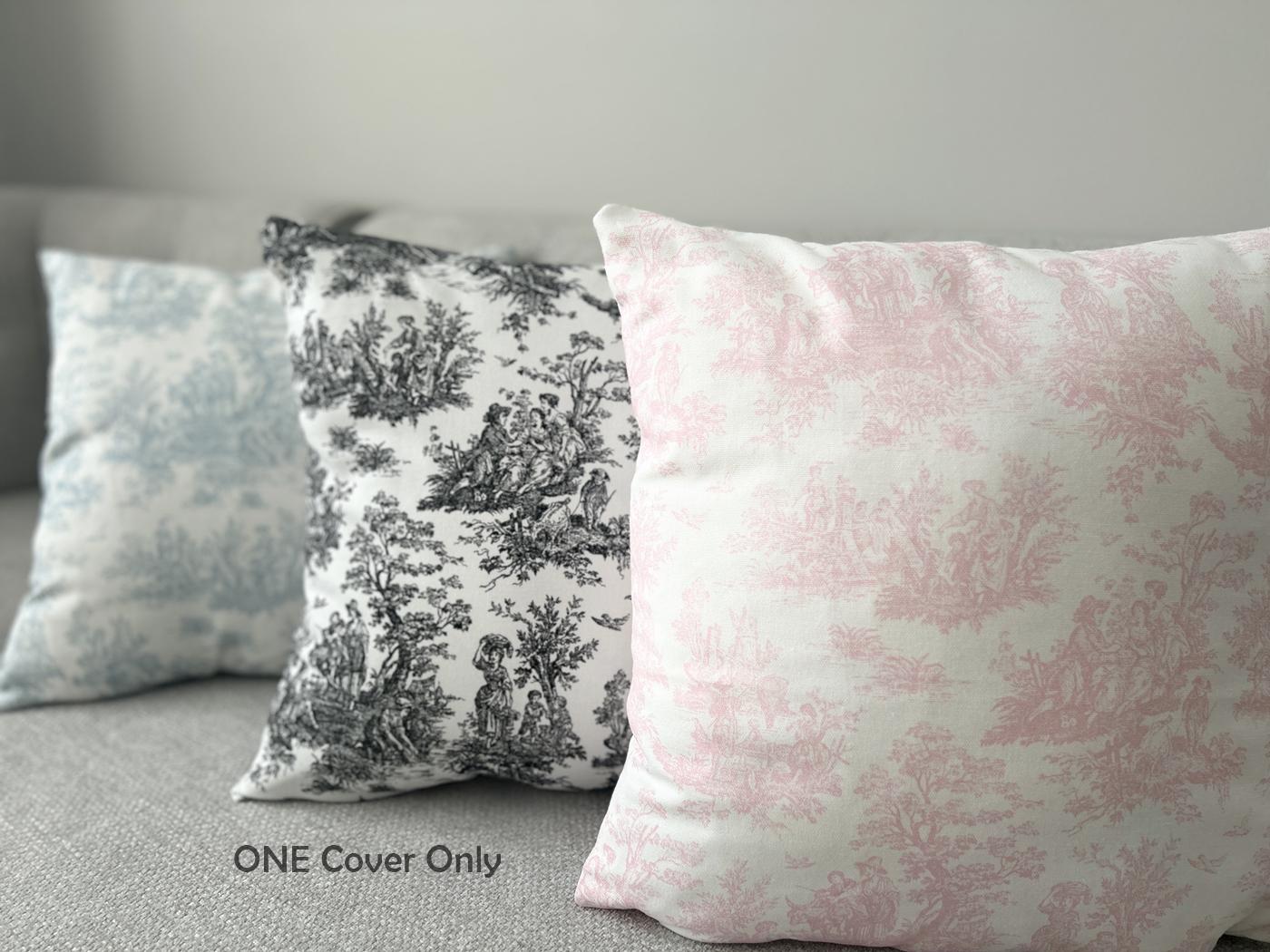 Pink Toile Fabric. Soft Pink Toile White 54" Wide Baby Girl Toile ...