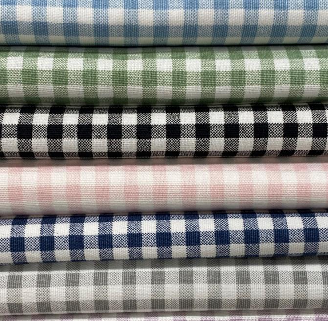 Sage Green Gingham Fabric Cotton Check Cotton Decorator 1/4" Small ...