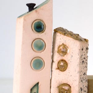 Customizable Ceramic Village Architectural Houses for Rustic and Retro ...