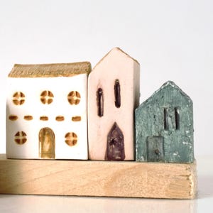 Customizable Ceramic Village Architectural Houses for Rustic and Retro ...