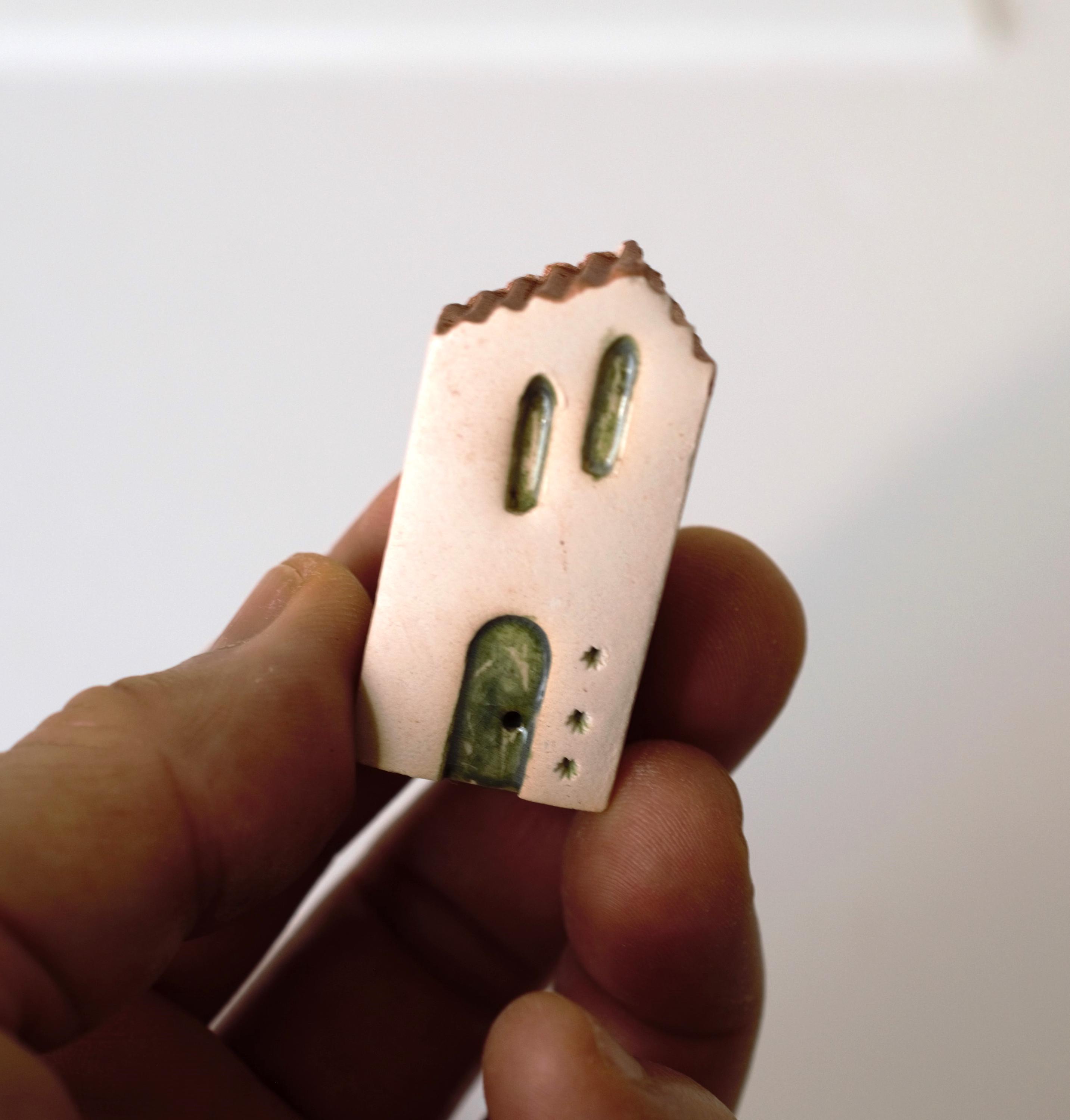 Handmade Miniature Ceramic House Rustic Vintage Home Decoration ...