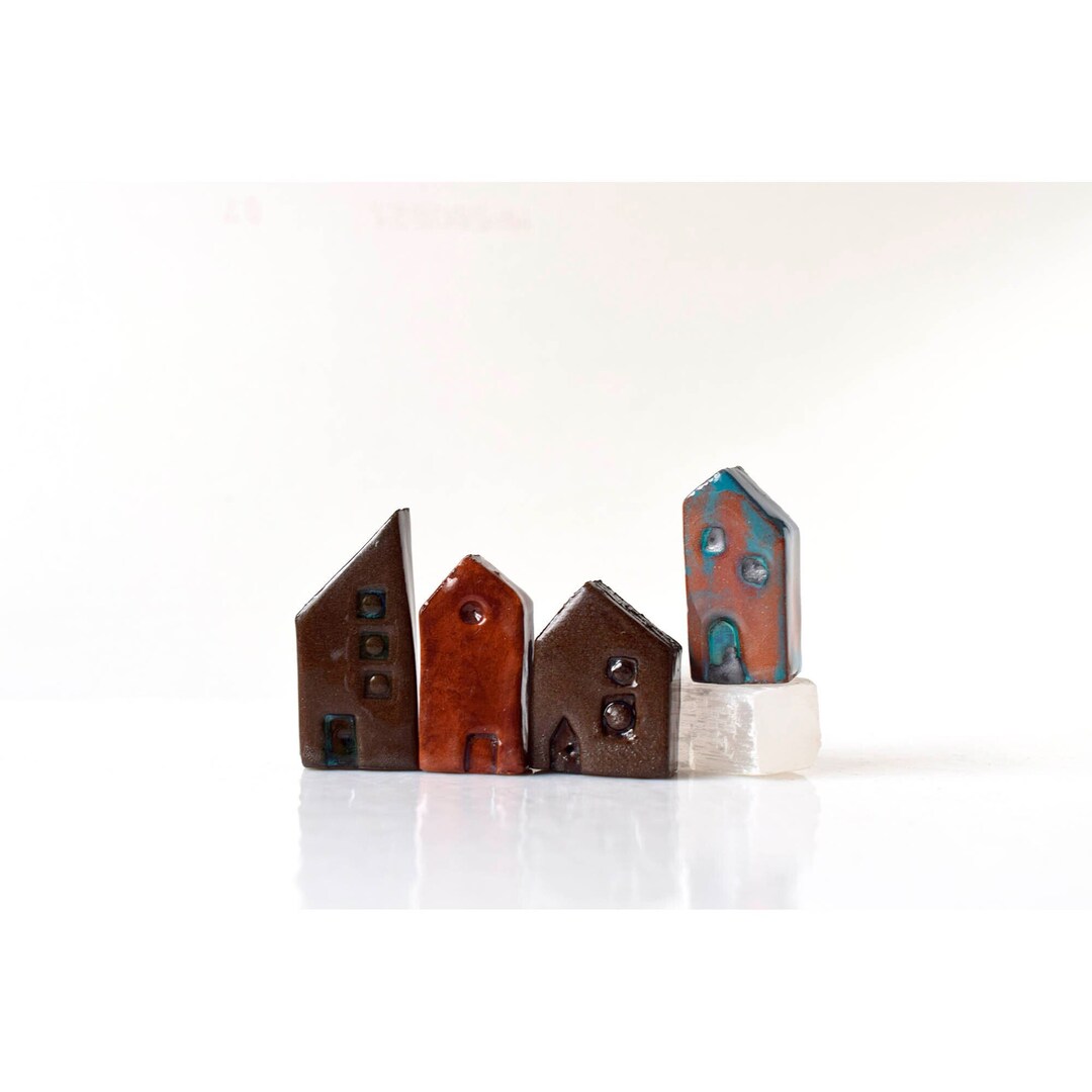 Cute Rustic Mini Buildings for Original Modern Boho Style Decoration ...
