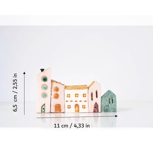 Customizable Ceramic Village Architectural Houses for Rustic and Retro ...