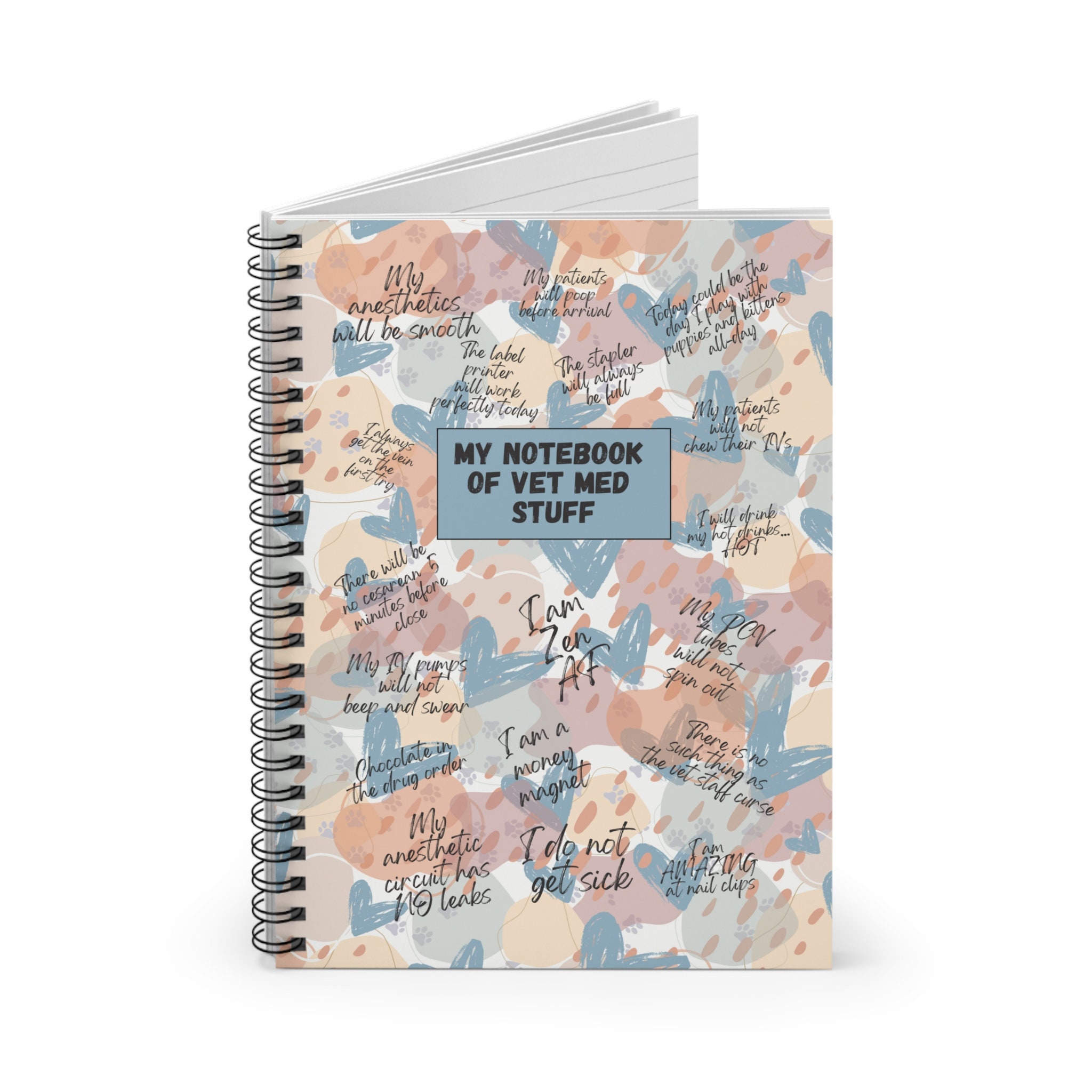 Veterinary Notebook. Vet Tech, Nurse, Veterinarian. Vet Tech Week ...