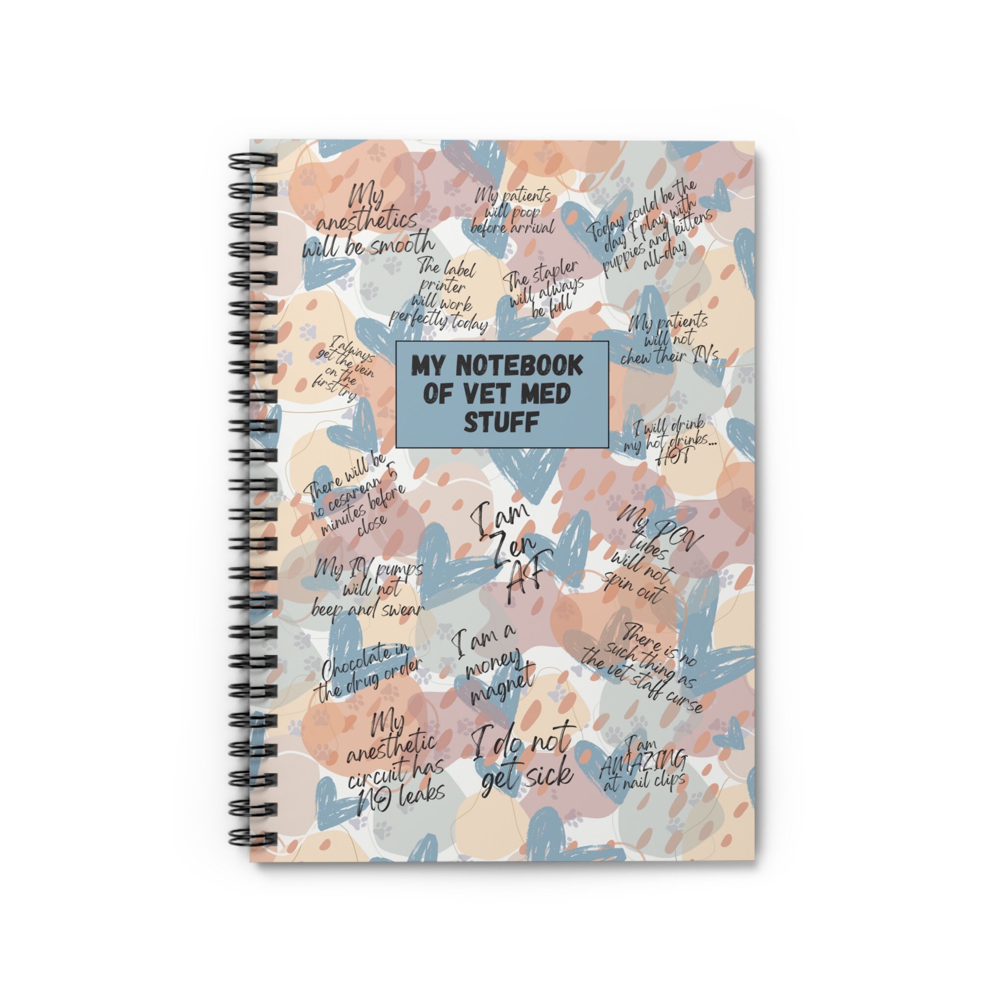 Veterinary Notebook. Vet Tech, Nurse, Veterinarian. Vet Tech Week ...