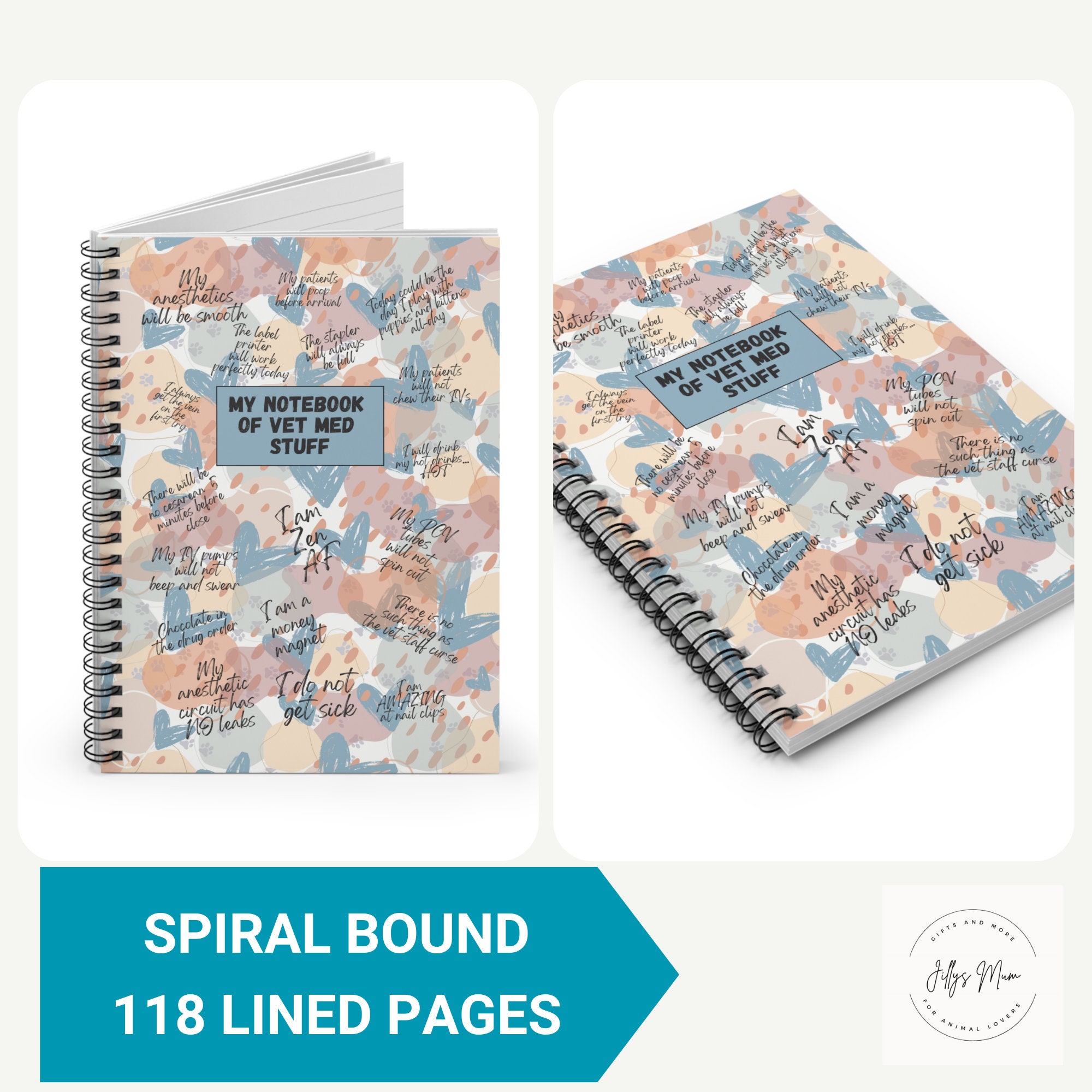 Veterinary Notebook. Vet Tech, Nurse, Veterinarian. Vet Tech Week ...