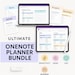 Onenote Planner Templates: Work, Life, ADHD, Business (digital Download ...