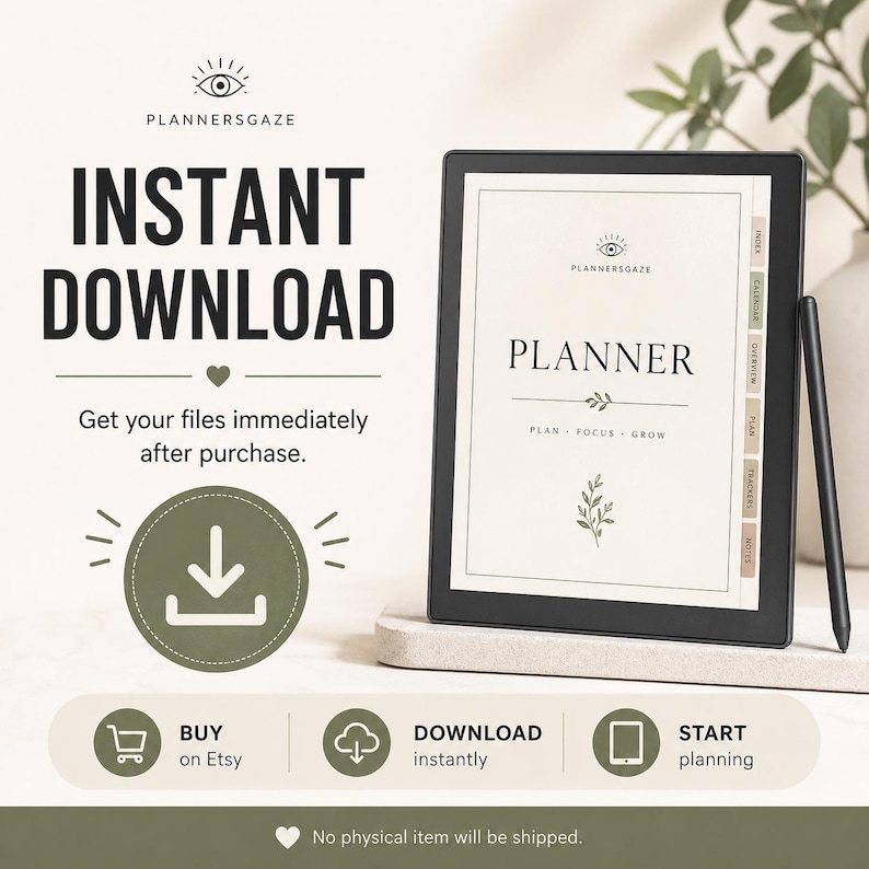 Remarkable Paper Pro Daily Planner, Color-coded, Undated Hyperlinked ...