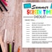 Editable Summer Screen Time Rules for Kids, Summer Planner, Printable ...