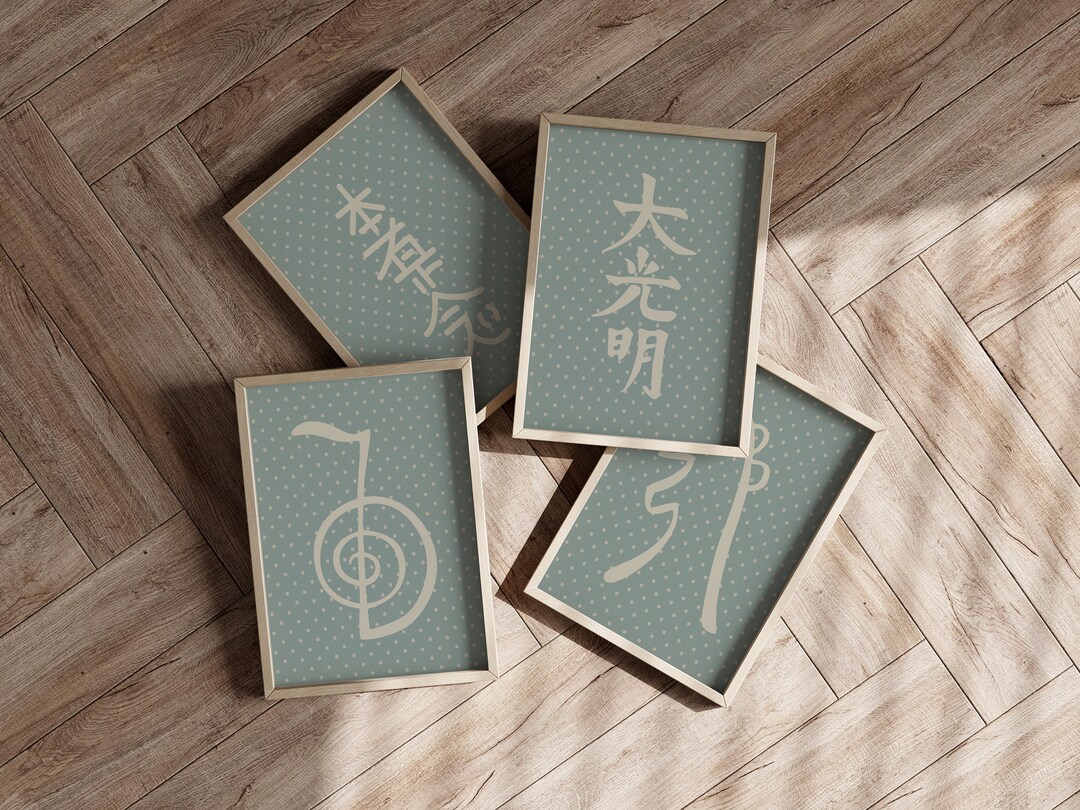 Reiki Symbols Poster Set: Energy Healing Art (digital Download) - Etsy