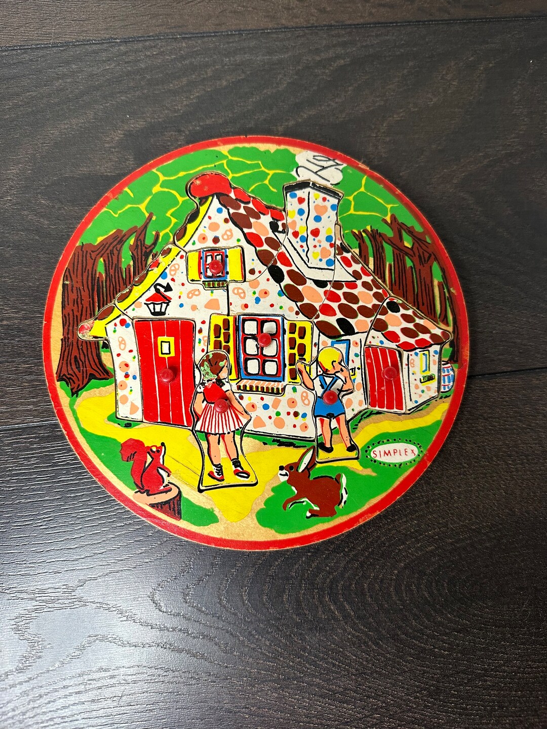 Vintage Hansel and Gretel Puzzle, Simplex 80s - Etsy