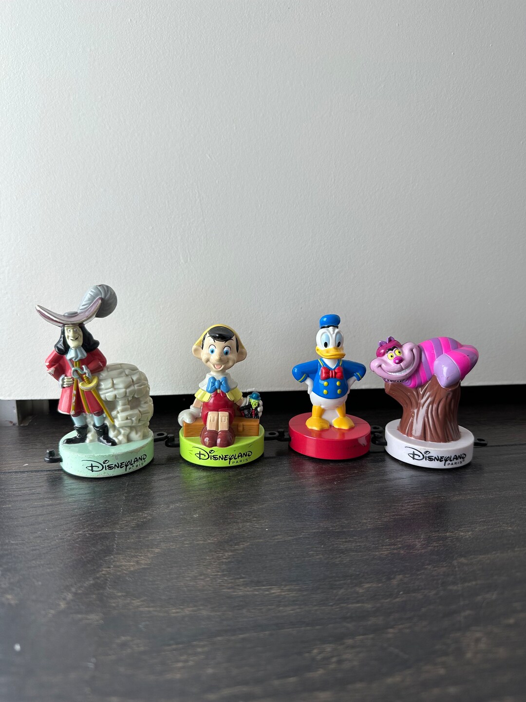 Vintage Mcdonalds Pinocchio, Captian Hook, Donald Duck and Cheshire ...