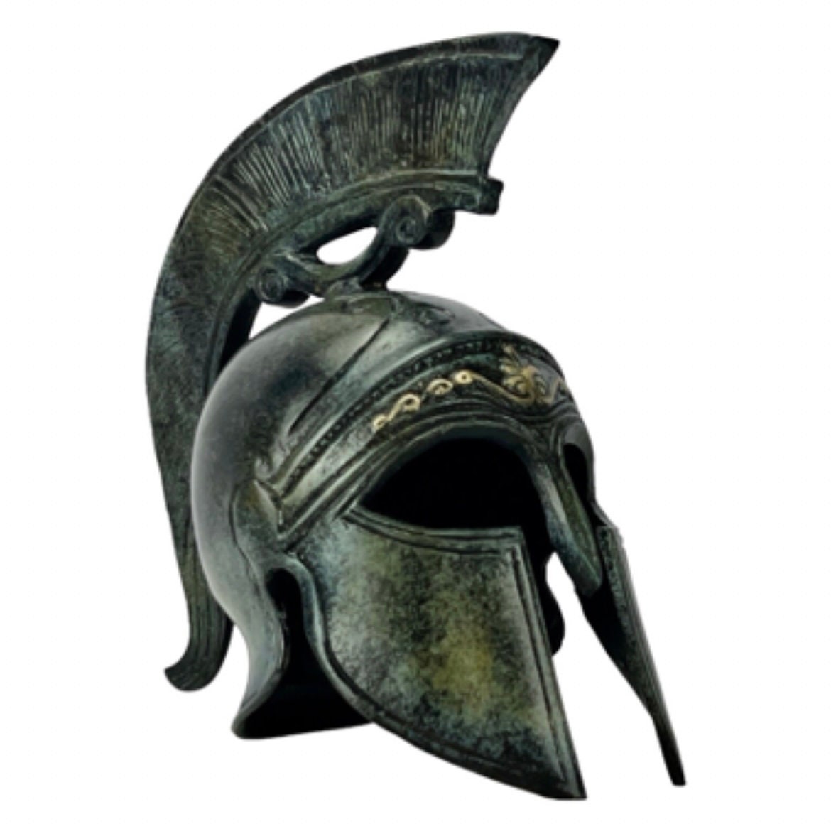 Miniature Ancient Greek Athenian Helmet in Real Bronze - Etsy