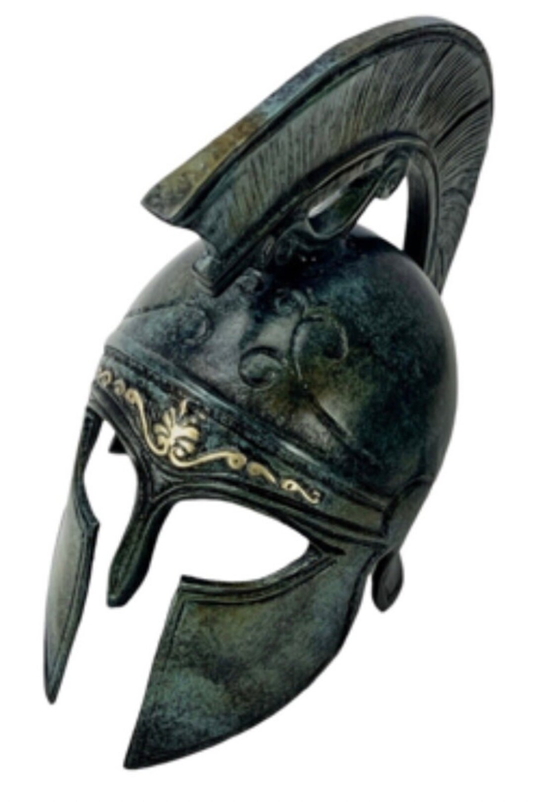 Miniature Ancient Greek Athenian Helmet in Real Bronze - Etsy