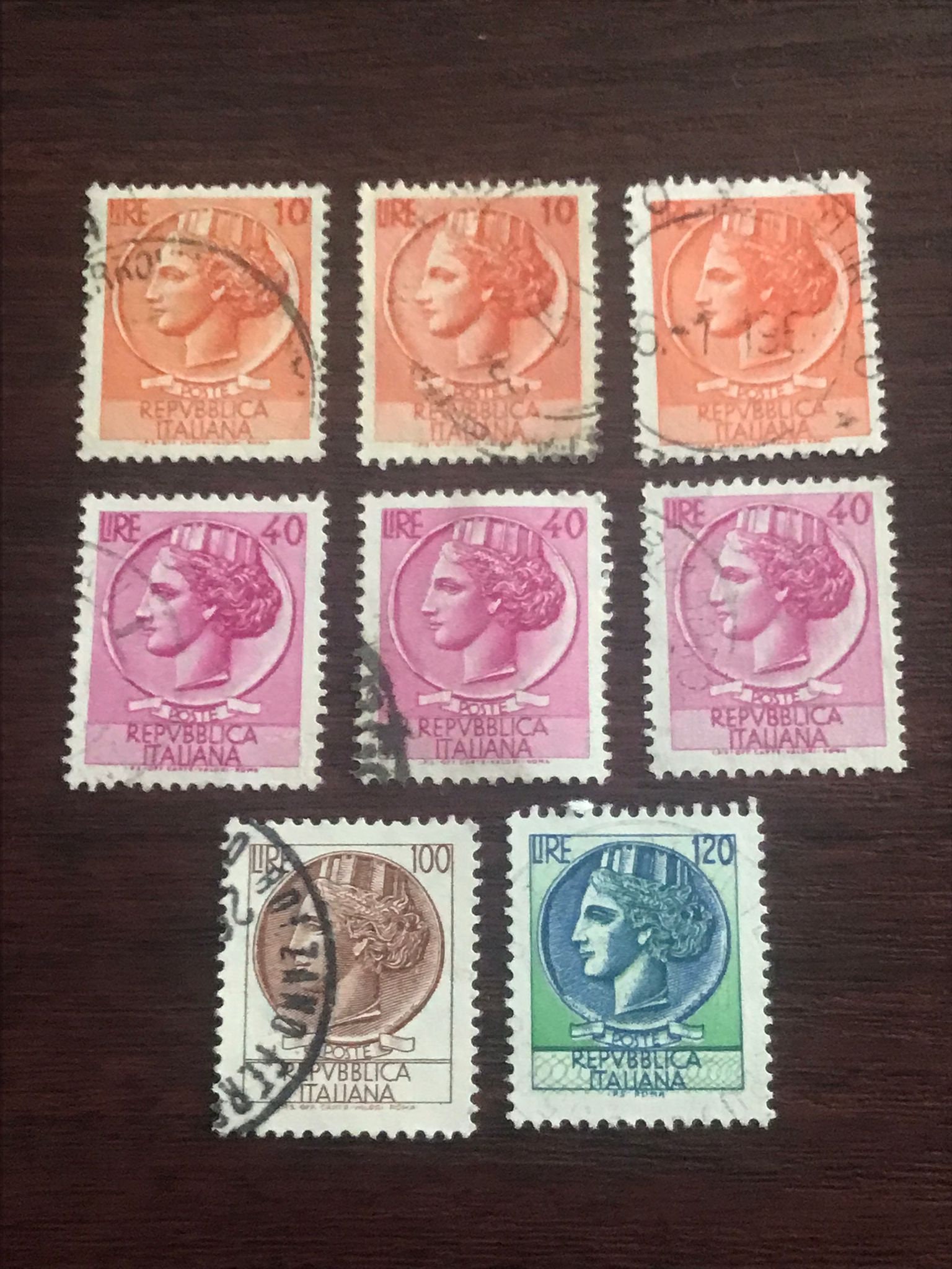 Italian Rare Stamps 8 in Collection - Etsy