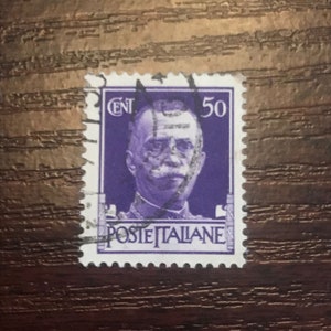 Rare Poste Italiane 50cent; Stamp - Etsy