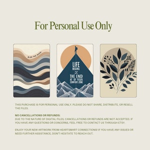 RECOVERY THEME Set of 7 Motivational Quote Posters, Digital Download ...