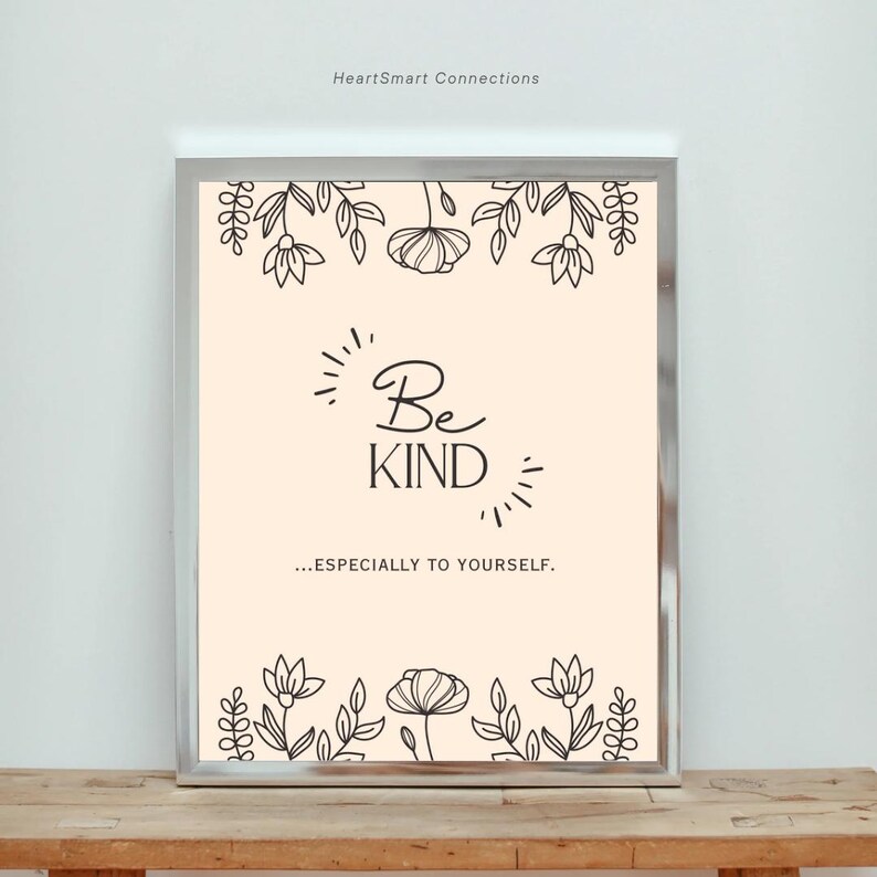 SELF-LOVE Set of 4 Motivational Quote Posters, Digital Download ...