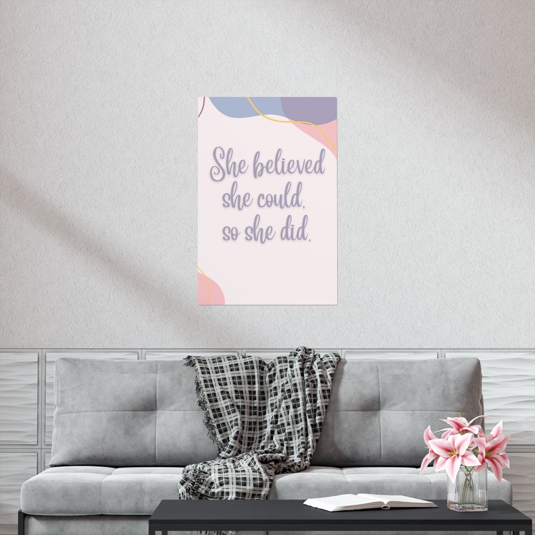 Premium Matte Vertical Posters of Quotes Inspirational Art - Etsy