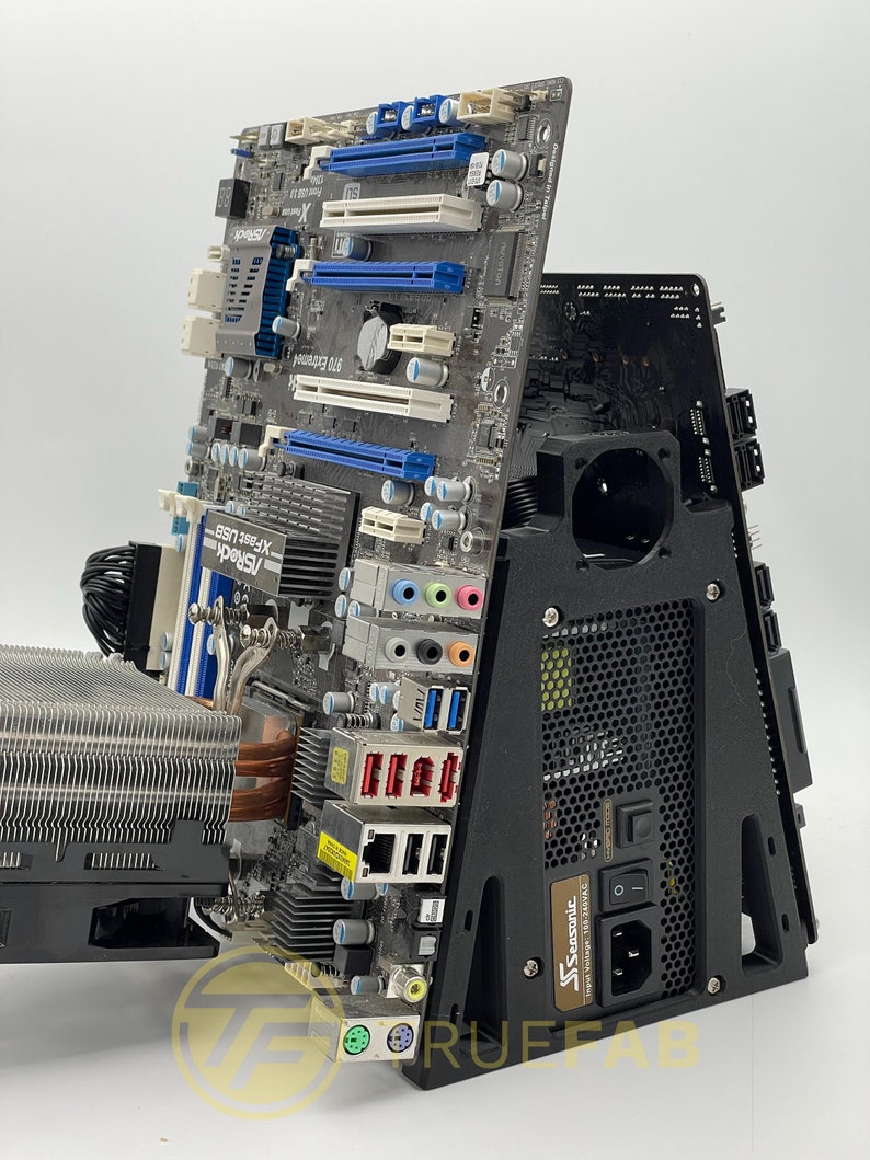 Compact Dual Motherboard + PSU Stand | for CPU Crypto Mining, Test Rig ...