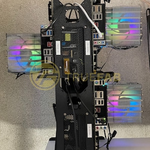 1-4 Pcs | Stackable Dual Matx Motherboard & PSU Stand | for CPU Crypto ...