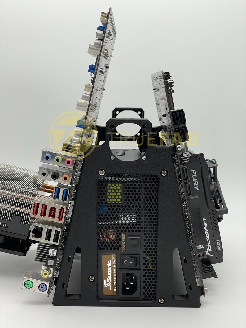 Compact Dual Motherboard + PSU Stand | for CPU Crypto Mining, Test Rig ...