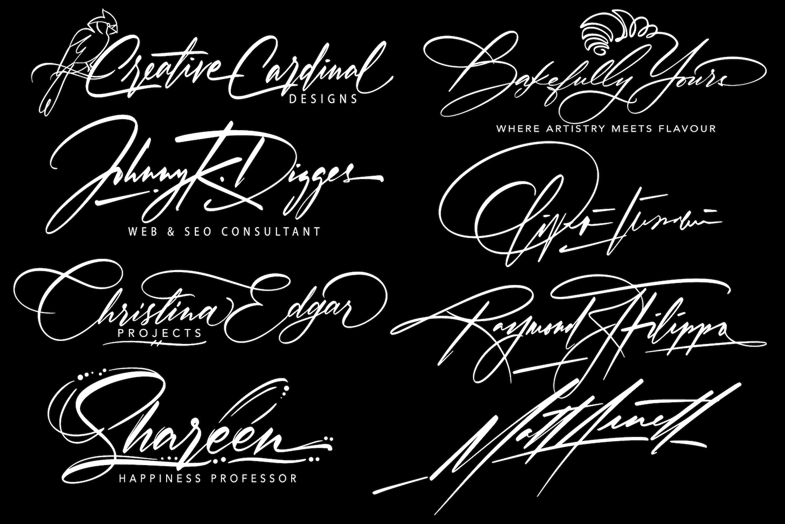 Handwritten Name Calligraphy Signature Logo - Etsy