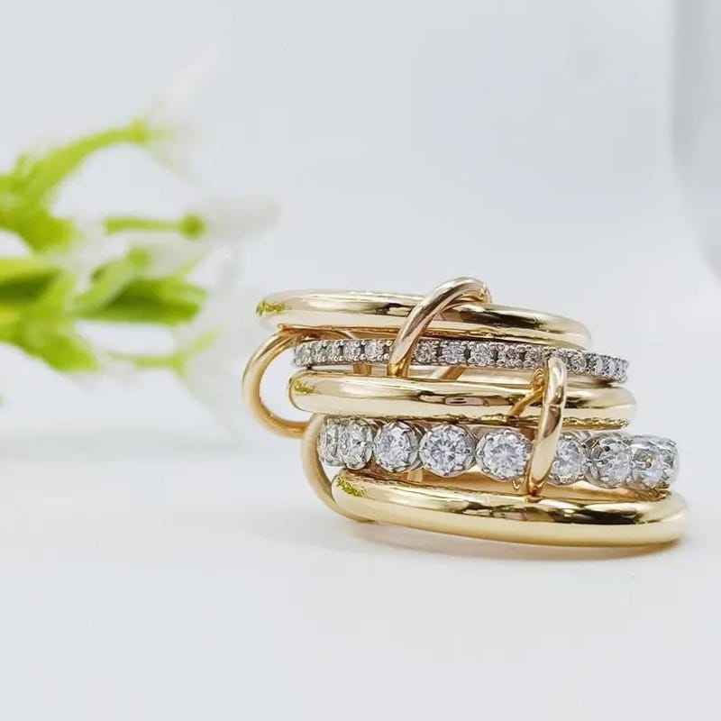 Multi Diamond Ring - Etsy