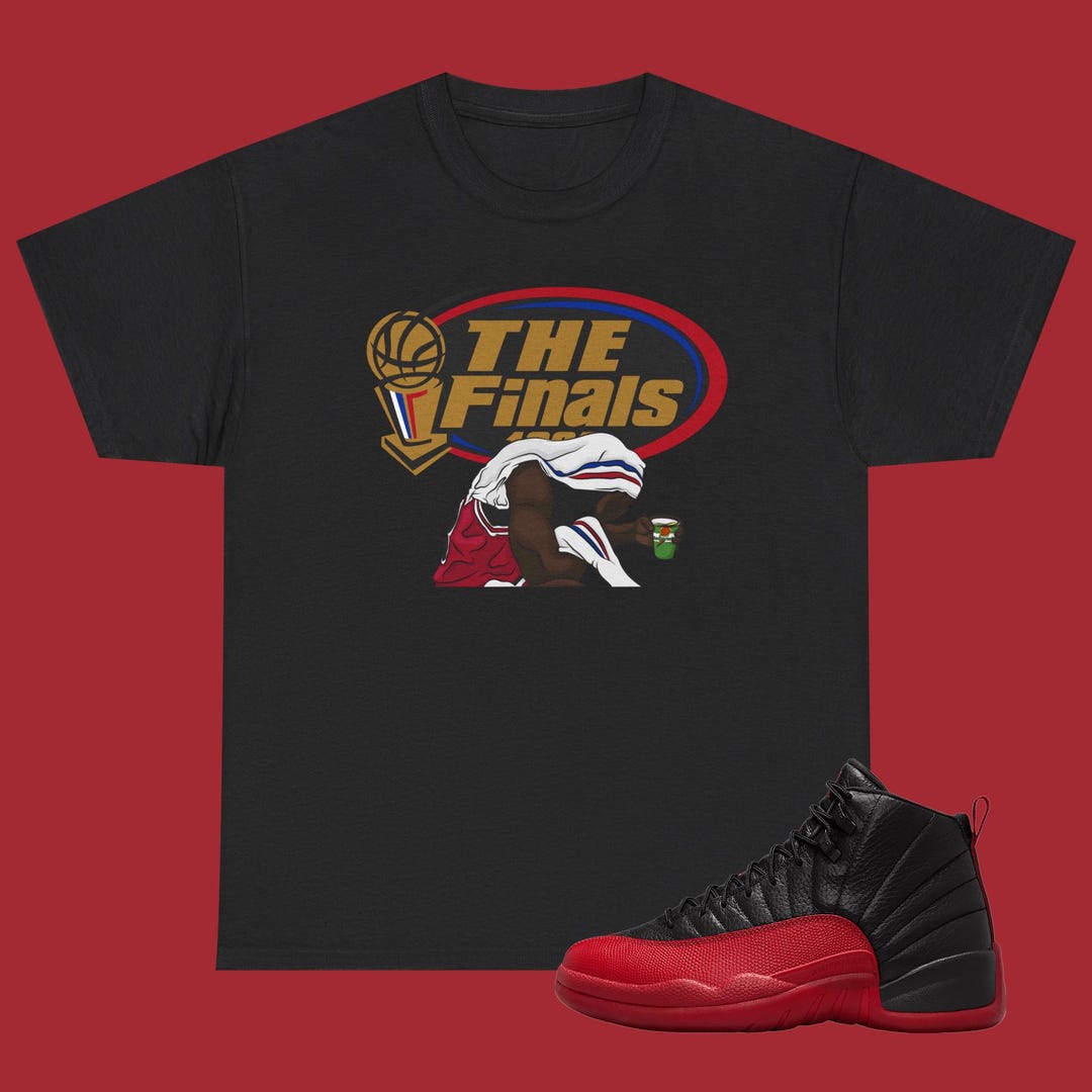 Jordan 12 Flu Game 2025 - 1997 Flu Finals - Unisex Sneaker Matching ...