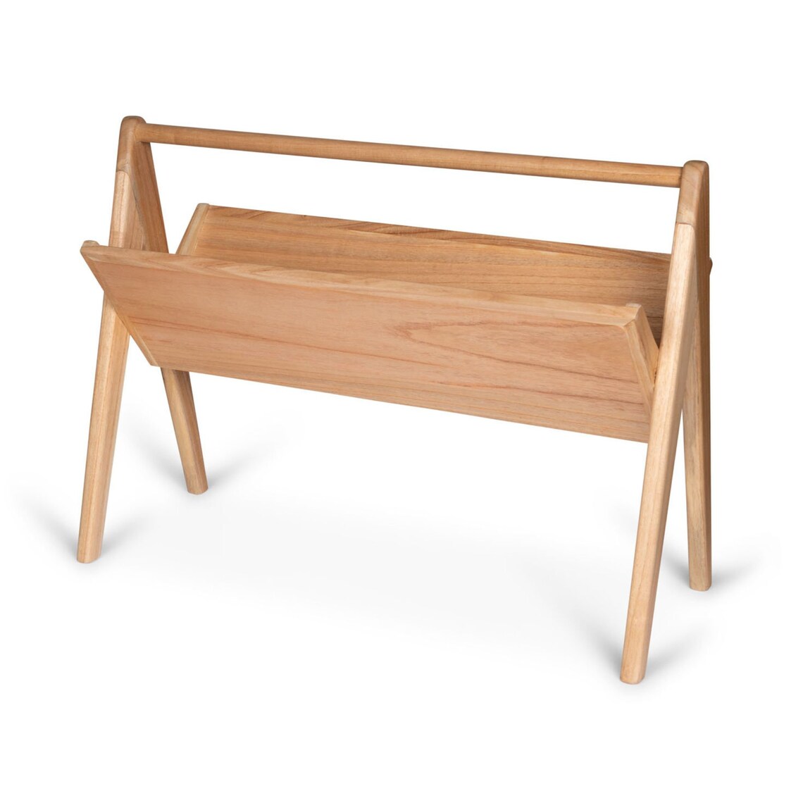 Chandigarh Style Magazine Book Holder Rack Dark Brown, Black, Teak ...